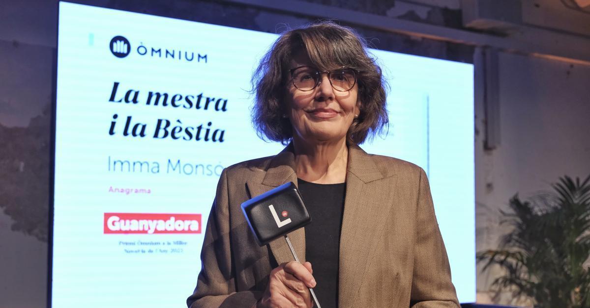 Imma Monsó guanya el premi Òmnium a la millor novel·la de 2023