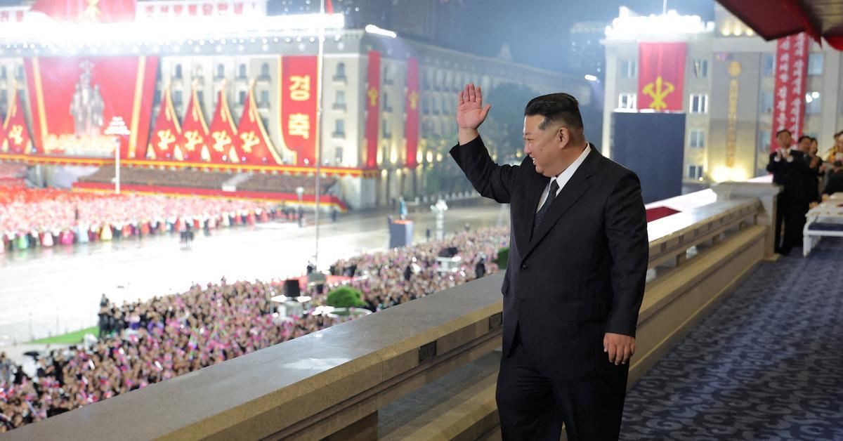 Kim Jong-un flexes his military muscles alongside China and Russia
