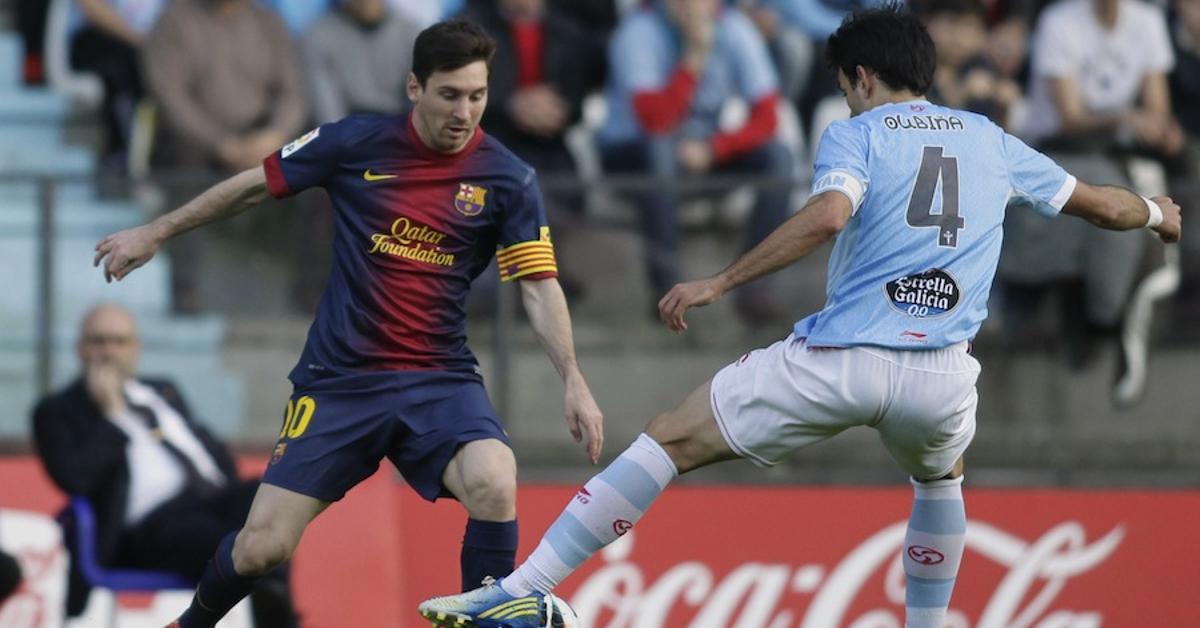 Leo Messi completa una volta marcant a tots els rivals