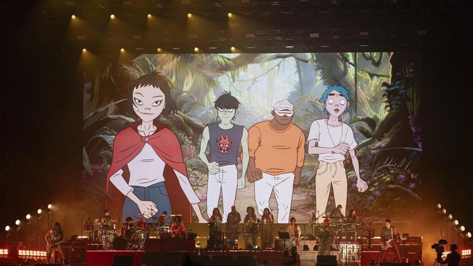 Gorillaz triunfa con su ‘in memoriam’ resplandeciente en el Primavera Sound