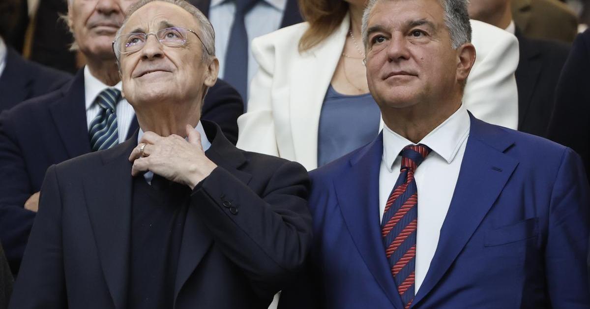 Laporta and Florentino, sun and shadow
