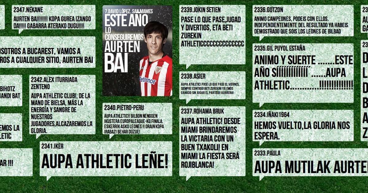 "Denok Batera", el crit de l'Athletic Club per a la final de la Copa ...