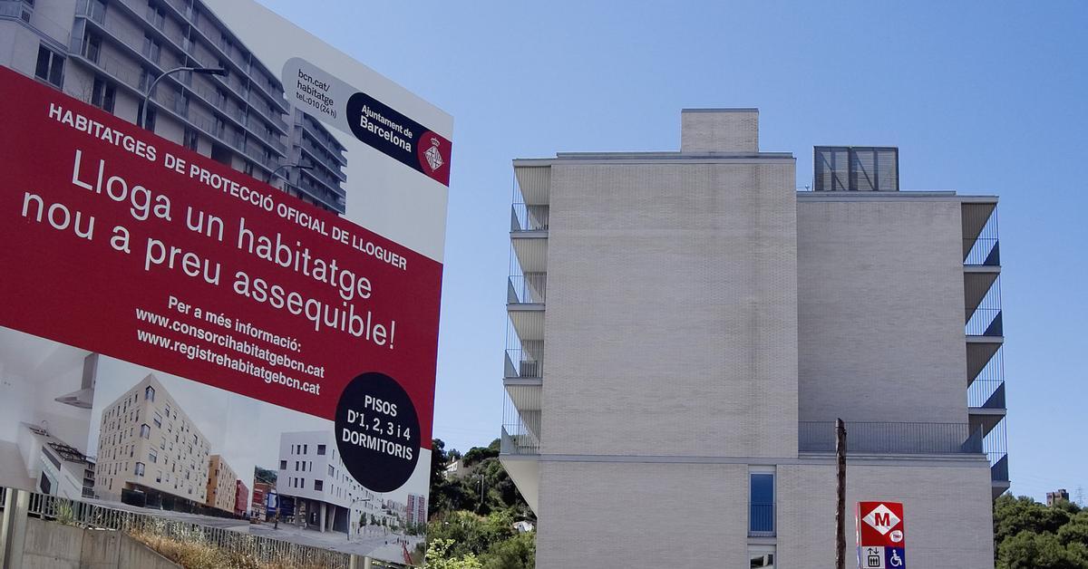 Quins són i on estan els habitatges de protecció oficial que Barcelona ...