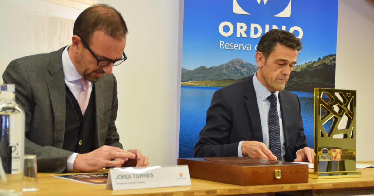 Reconeixement d'Ordino com a Best Tourism Village