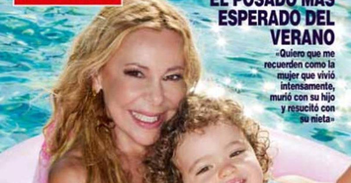Ana Obregón includes her daughter-limpia in the traditional swimsuit ...